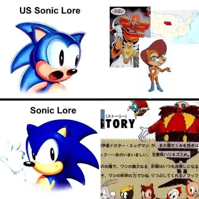 US Sonic Lore Sonic Lore TORY - iFunny