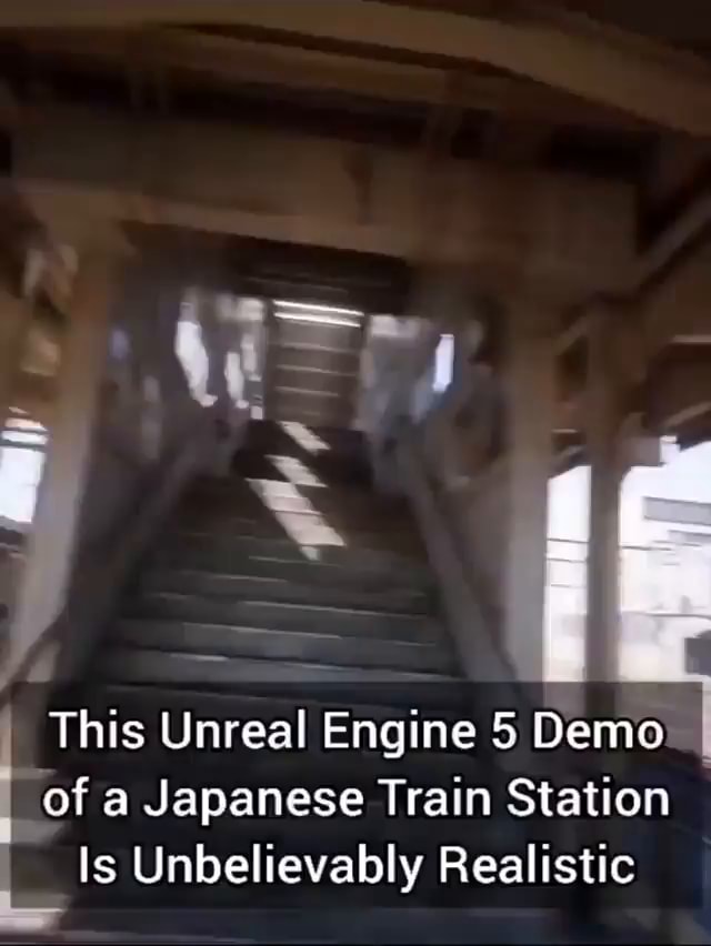 This Unreal Engine 5 Demo I of a Japanese Train Station Is Unbelievably ...
