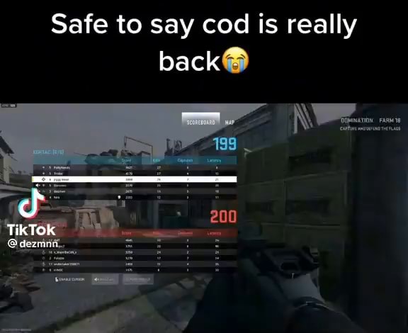 Safe to say cod is really back TikTok - iFunny
