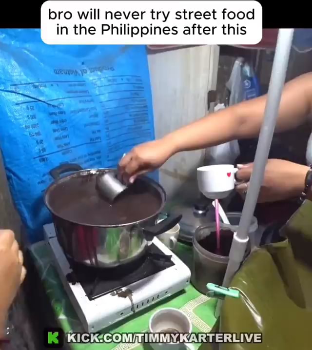 Bro will never try street food in the Philippines after this ...