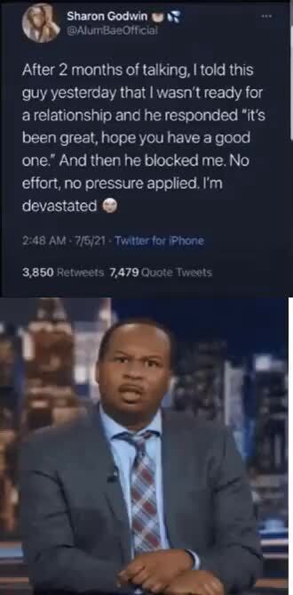 'Sharon Godwin @AlumBaeOfficial After 2 months of talking, I told this ...