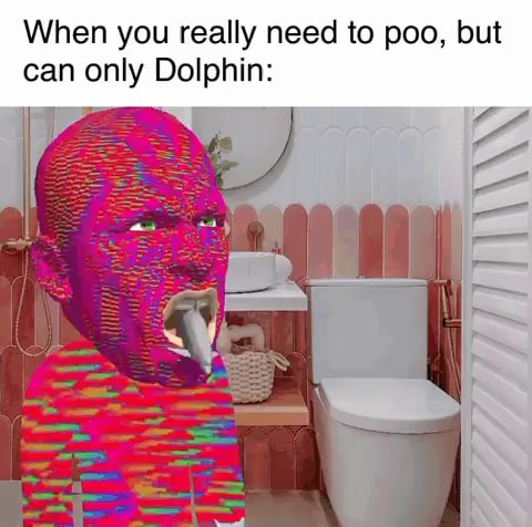 When you really need to poo, but can only Dolphin: - iFunny