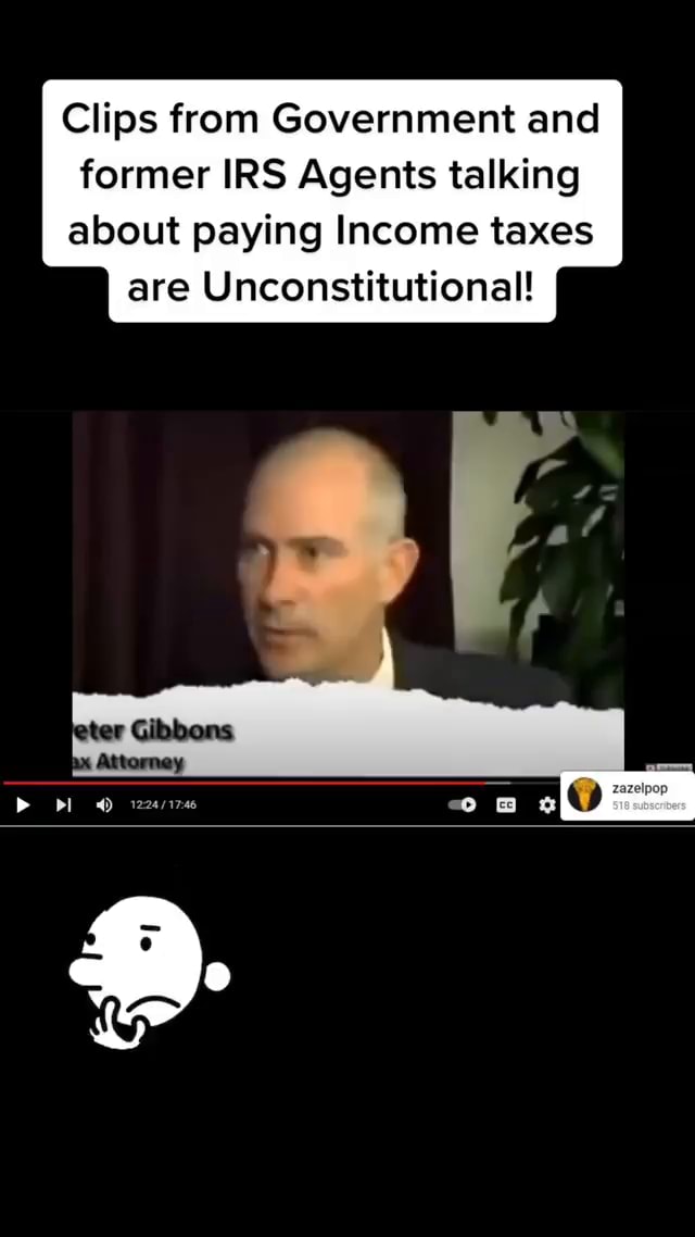 Memes - Clips from Government and former IRS Agents talking about ...
