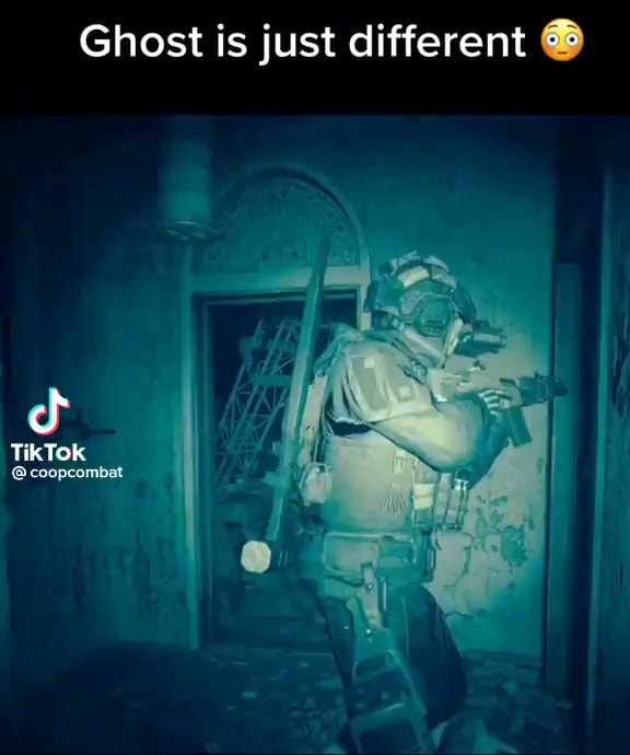 Ghost is just different TikTok coopcombat - iFunny