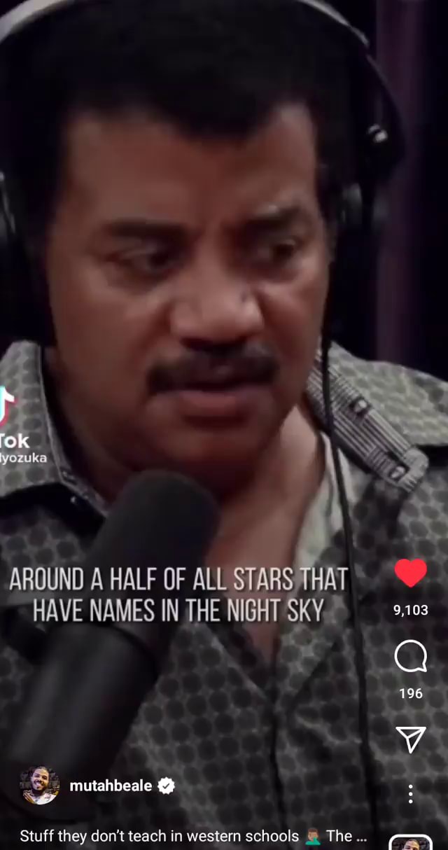 Ok AROUND A HALF OF ALL STARS THAT HAVE NAMES IN THE MIGHT SKY 196