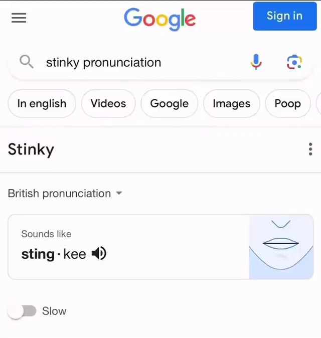Google stinky pronunciation In english Stinky Videos British ...