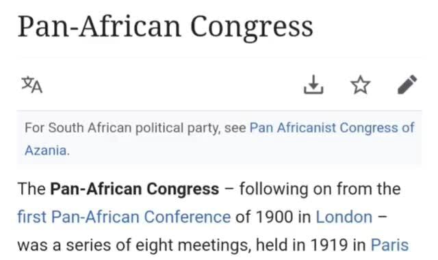 Pan-African Congress %A ow For South African political party, see Pan ...