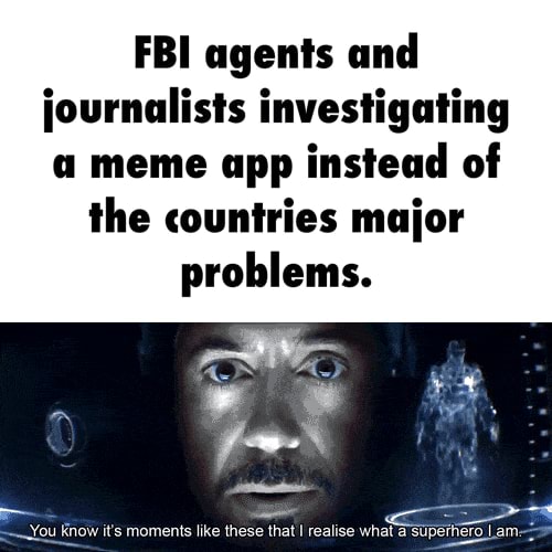 FBI agents and journalists investigating meme app instead of the ...