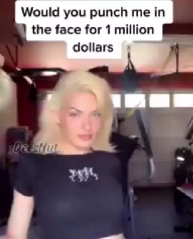 Would You Punch Me In The Face For Million Dollars Ifunny