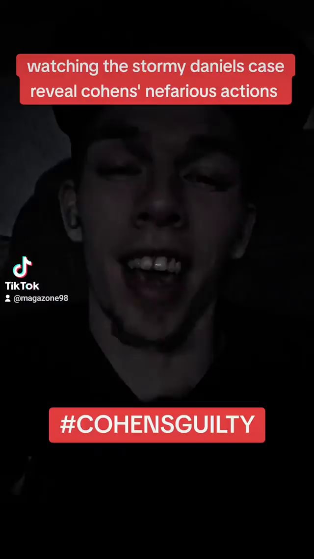 Watching the stormy daniels case reveal cohens' nefarious actions ...