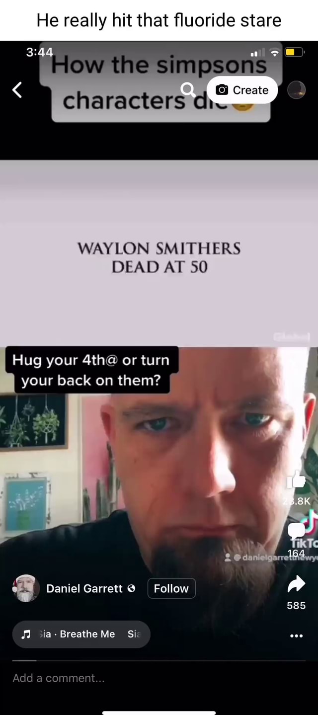 He really hit that fluoride stare 3: Flow the SIMPSONS Create character ...