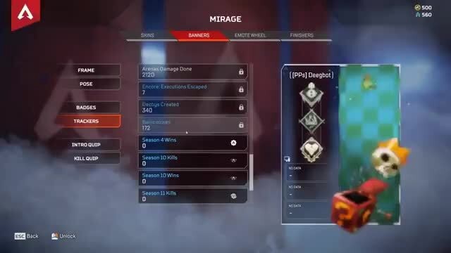 MIRAGE SKINS BANNERS EMOTE WHEEL ge Done Encore: Executions Escaped a ...
