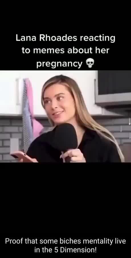 Lana Rhoades reacting to memes about her pregnancy Proof that some ...