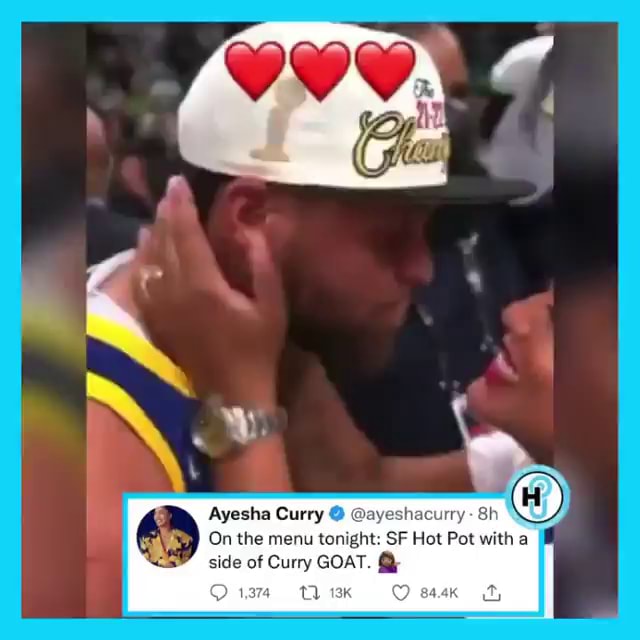 Ayesha Curry On the menu tonight: SF Hot Pot with a side of Curry GOAT ...