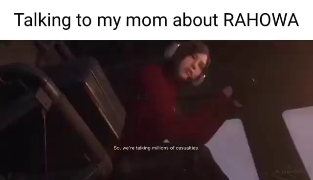 Talking to my mom about RAHOWA - iFunny