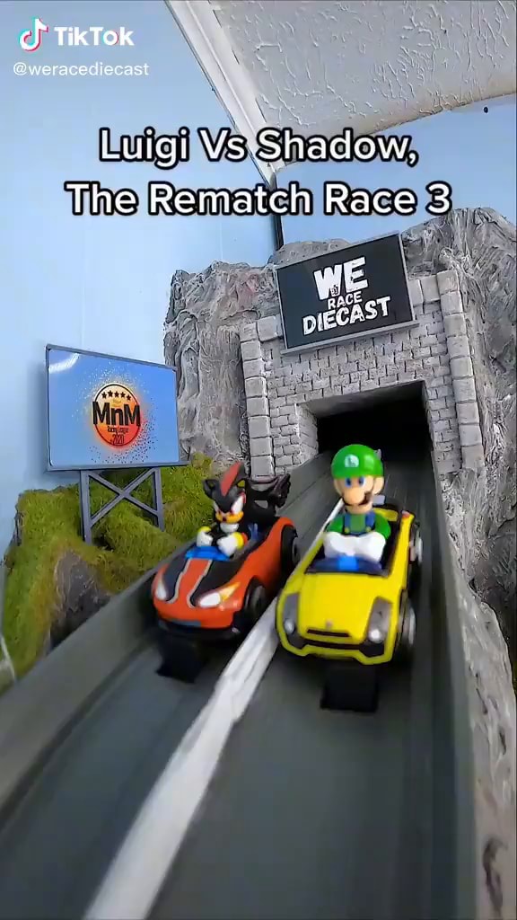 Ch TikTok Ce ielasl Luigi Vs Shadow, The Rematch Race 3 - iFunny