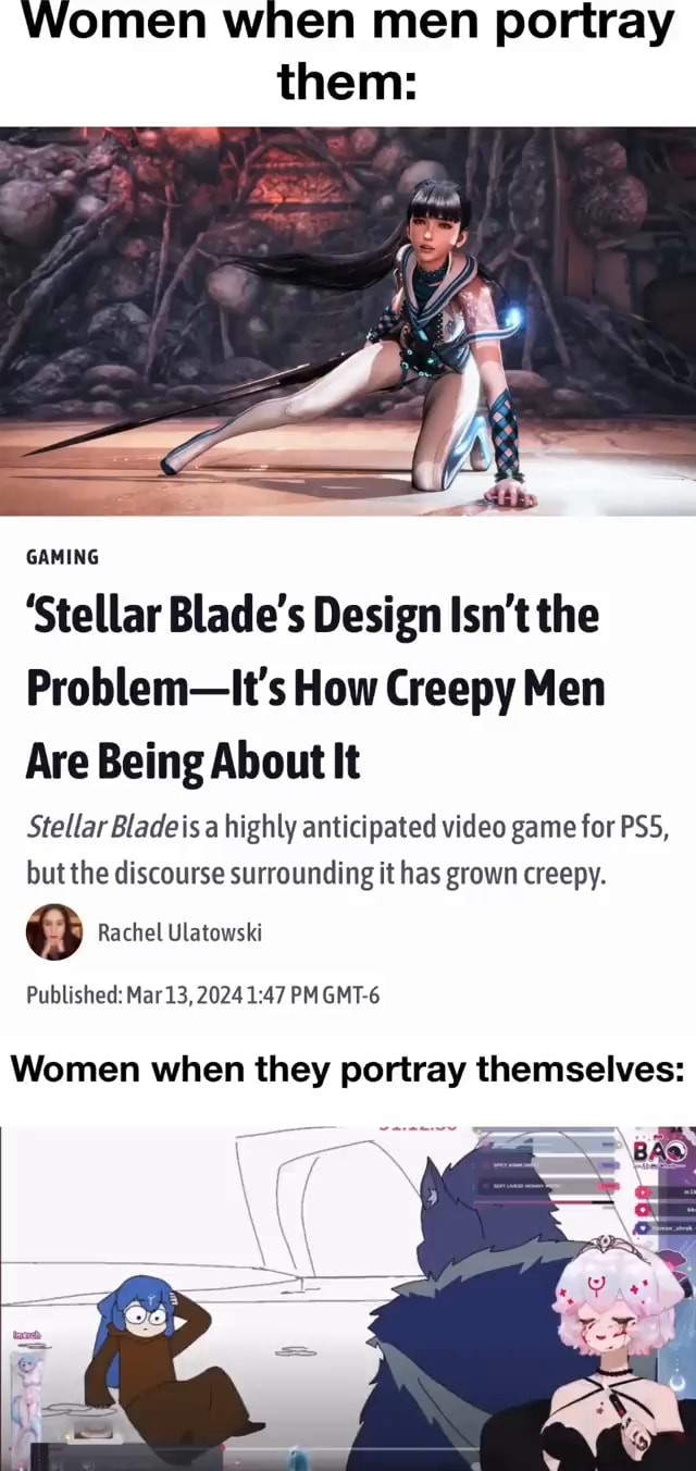 Women when men portray them: GAMING 'Stellar Blade's Design Isn't the ...
