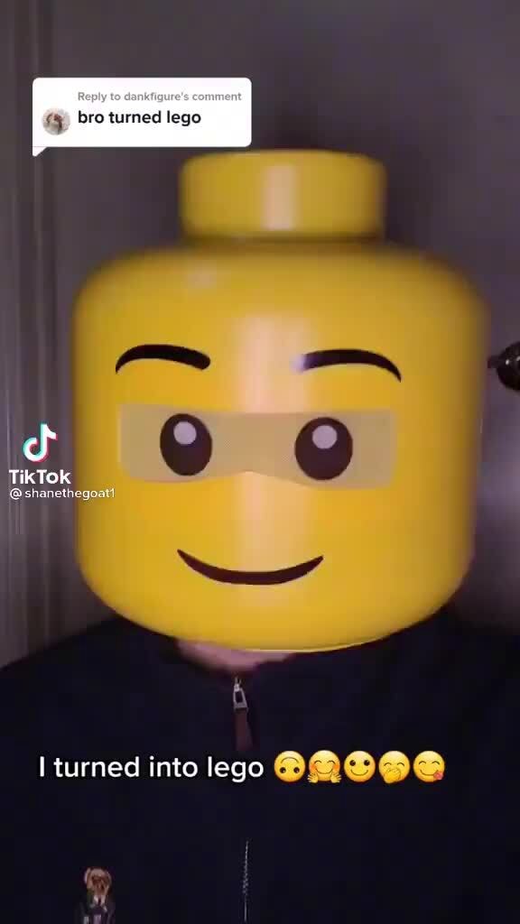 Bro turned lego TikTok @shanethegoatt turned into lego - iFunny