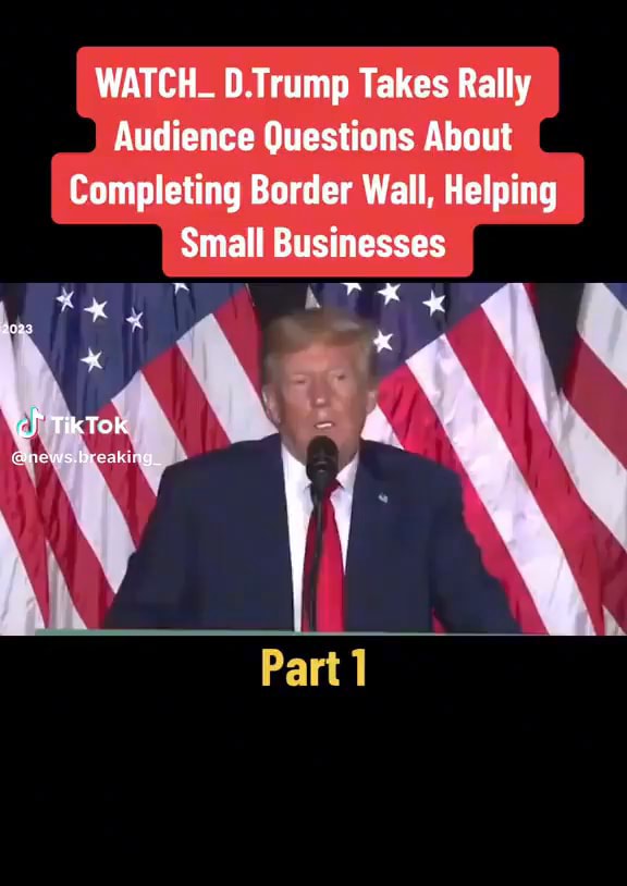 Trump Memes - WATCH_ D.Trump Takes Rally Audience Questions About ...