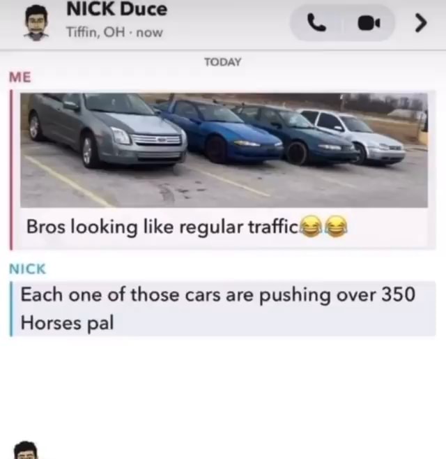 NICK Duce Tiffin, OH now & On > TODAY Bros looking like regular traffic ...