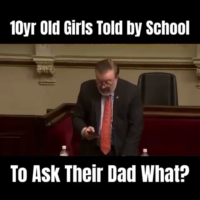 1Oyr Old Girls Told by School To Ask Their Dad What? - iFunny