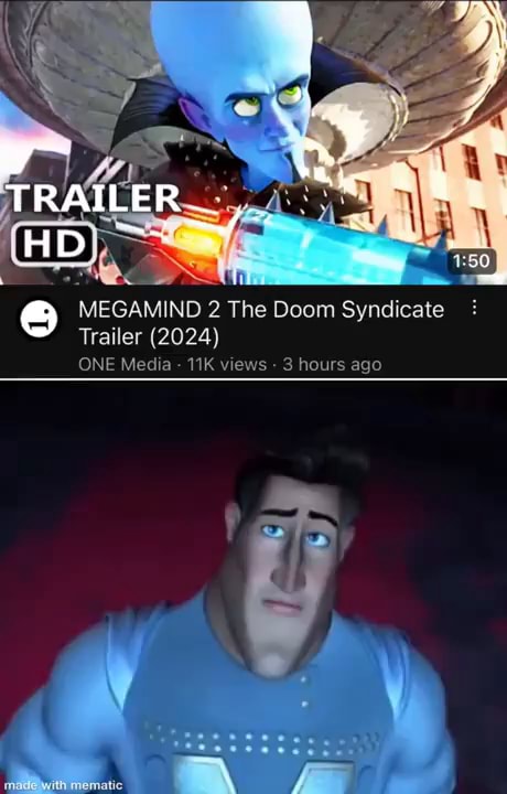 MEGAMIND 2 The Doom Syndicate Trailer (2024) ONE Media views 3 hours ...