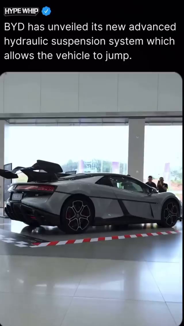 HYPE WHIP) BYD has unveiled its new advanced hydraulic suspension ...