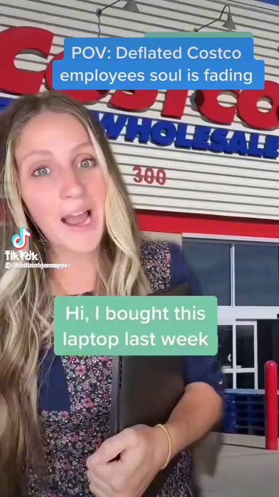 POV: Deflated Costco employees soul is fading I bought this last week ...