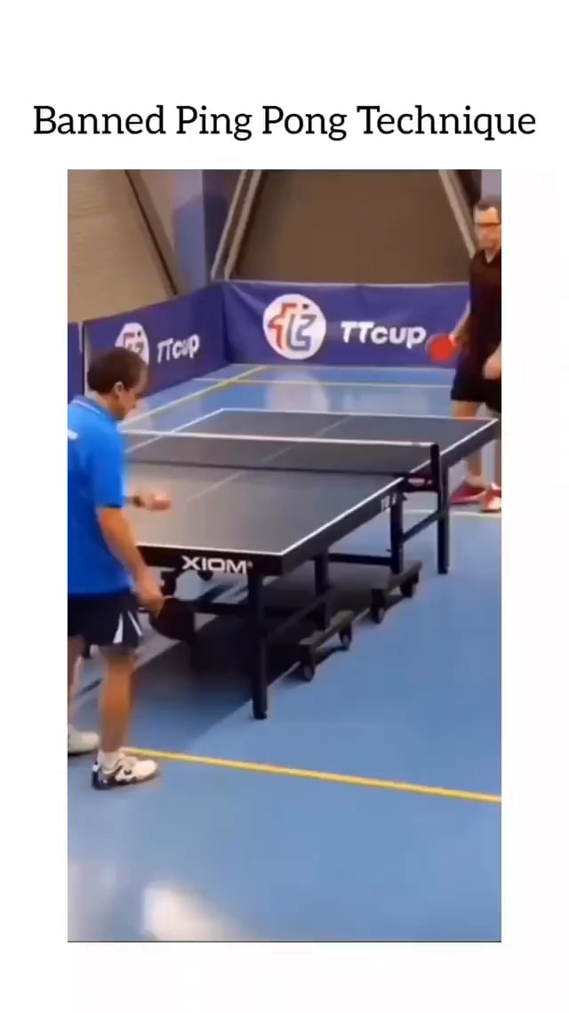 The secret move 🔥/ @stupory_ 🏓 #pingpong #funnysports #surprise - Banned Ping Pong Technique ...