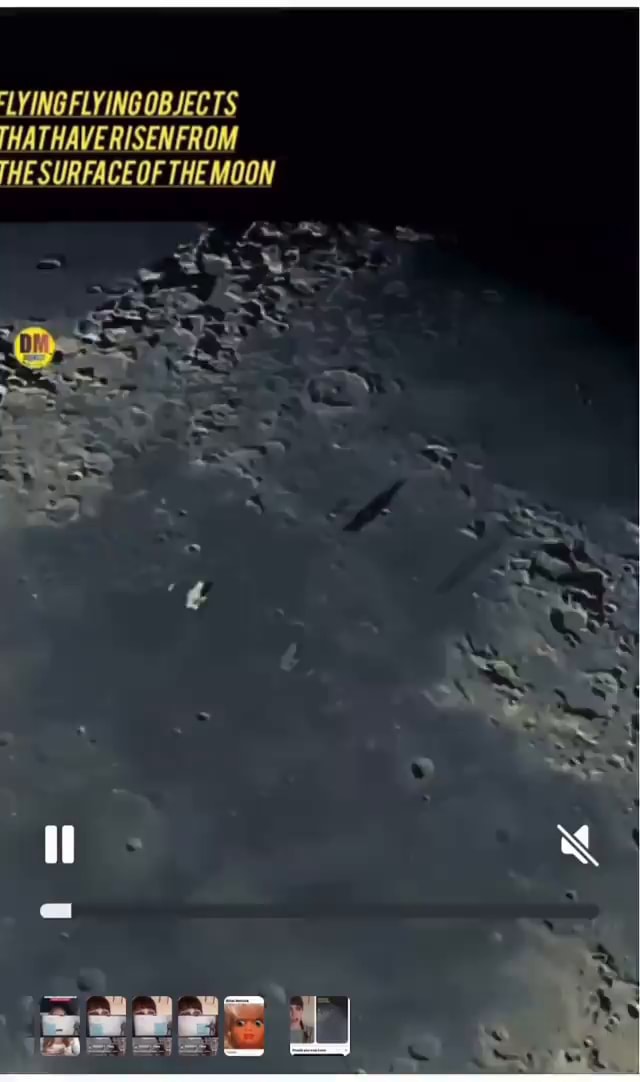 'LYING FLYING OBJECTS THATHAVERISENFROM THE SURFACE OF THE MOON ING - iFunny