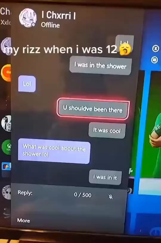 Ch Offline ny rizz when i was 12 I was in the shoulive been there It ...