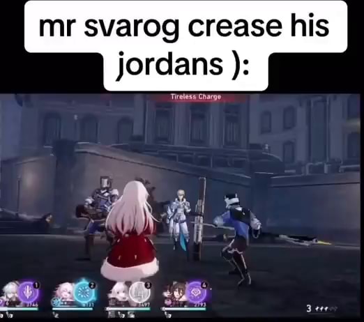 Mr svarog crease his jordans - iFunny