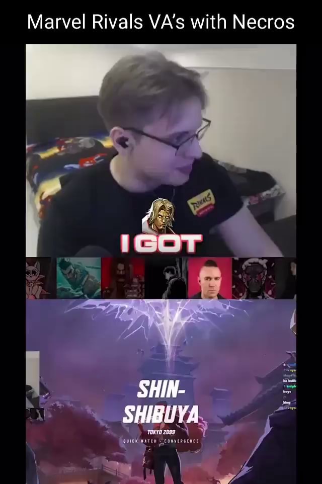 Marvel Rivals VA's with Necros SHIN- SHIB - iFunny