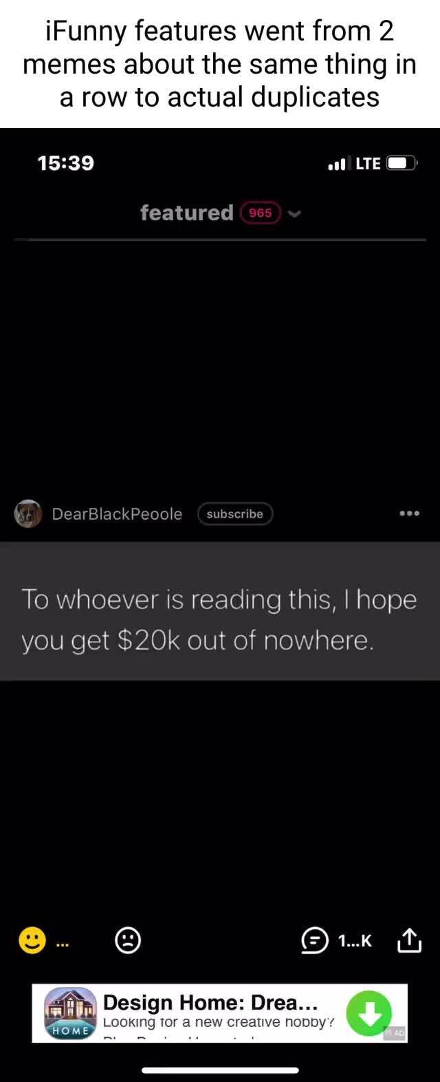 Funny features went from memes about the same thing in a row to actual ...