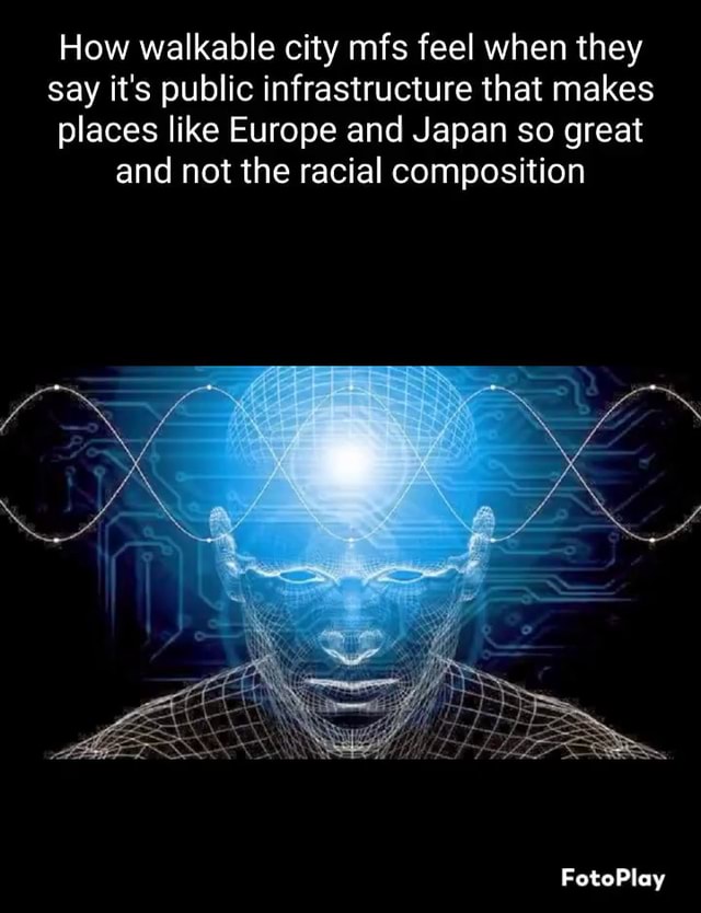 How walkable city mfs feel when they say it's public infrastructure ...