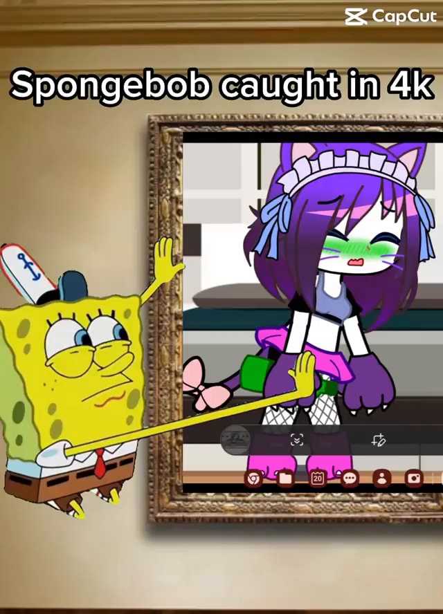 & CapCur Spongebob caught in - iFunny