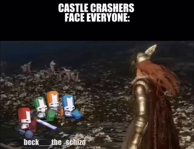 CASTLE CRASHERS FACE EVERYONE: - iFunny