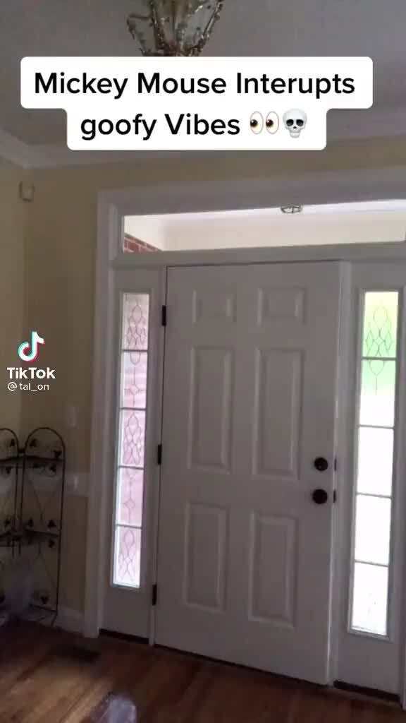 Mickey Mouse Interupts goofy Vibes TikTok @tal_on - )