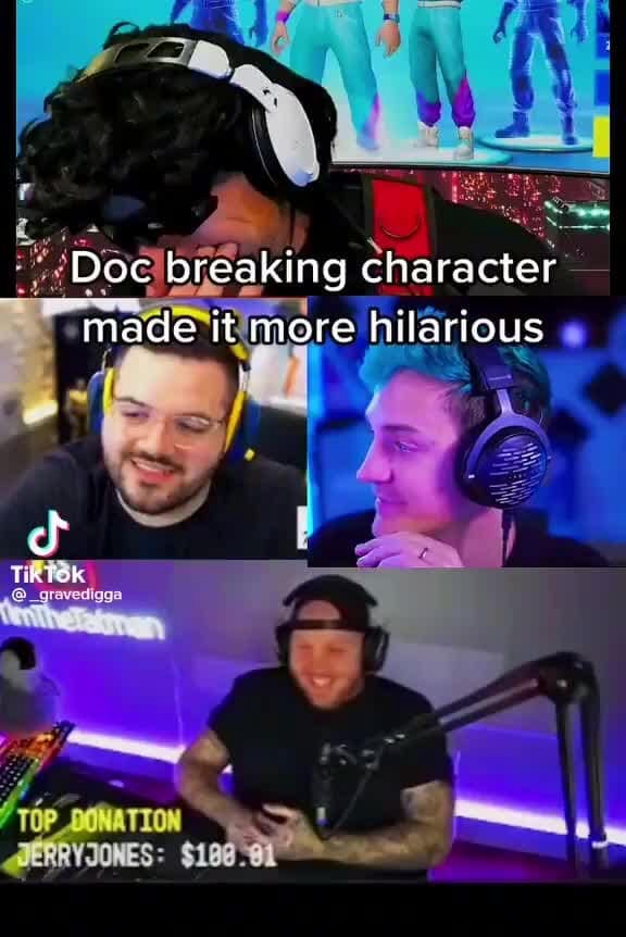 Doc breaking character made it more hilarious Tik Tok - iFunny
