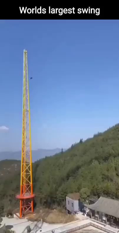Worlds largest swing - iFunny