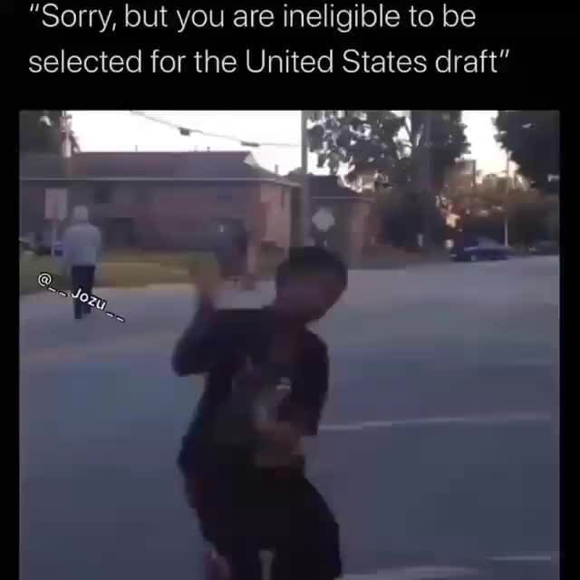 "Sorry, but you are ineligible to be selected for the United States ...