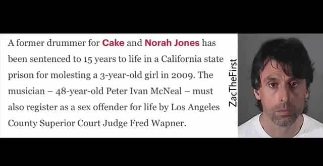 A former drummer for Cake and Norah Jones has been sentenced to 15 ...