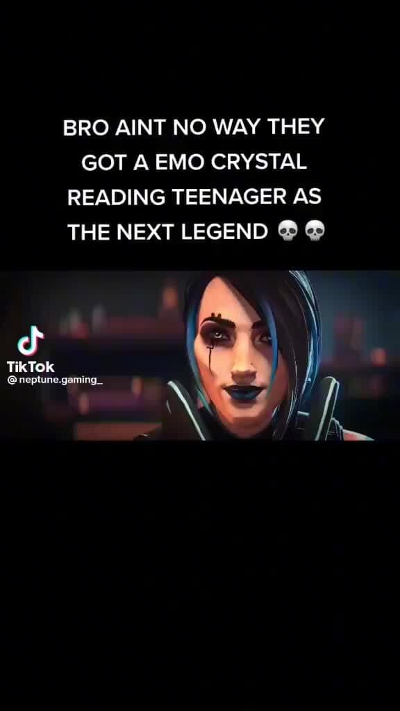 Bro Aint No Way They Got A Emo Crystal Reading Teenager As The Next Legend ~ Of Tiktok Neptune