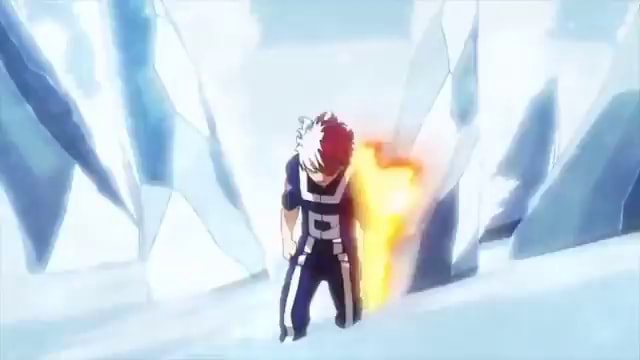 Shoto todoroki Heat wave Vs Izuku Midoriya - iFunny