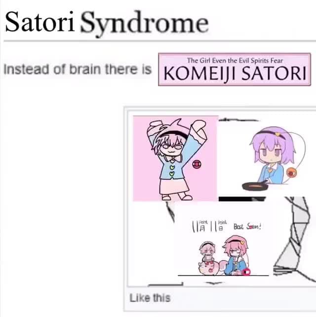 Satori Syndrome The Girl Even the Evil Spirits Fear Instead of brain ...