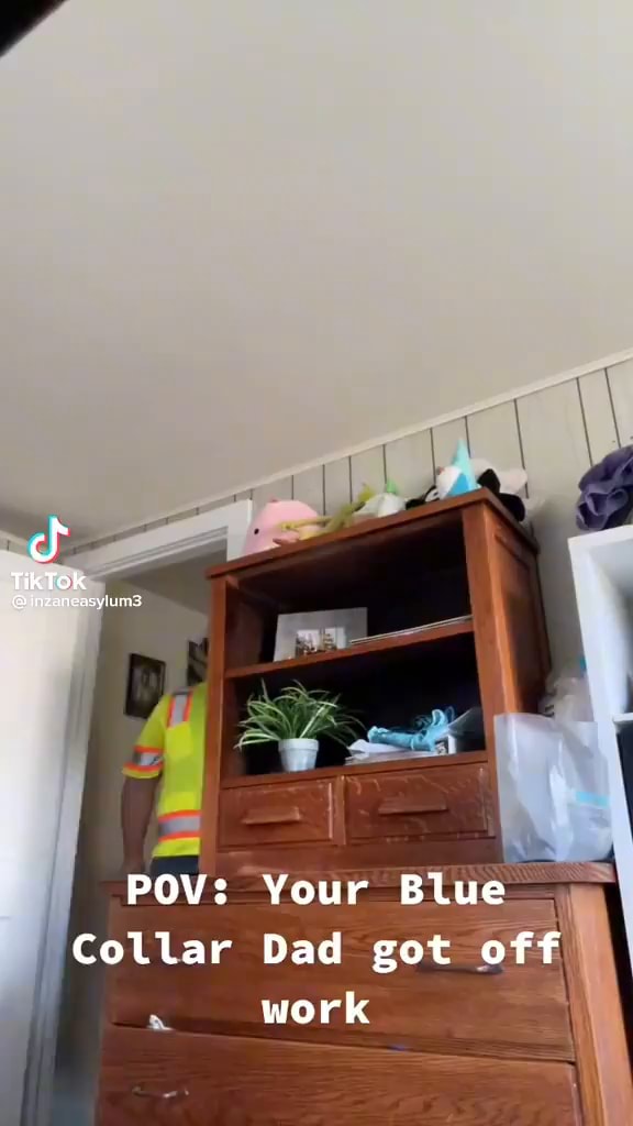 TikTok inzanzasylum3 POV: Your Blue Collar Dad got off work - iFunny