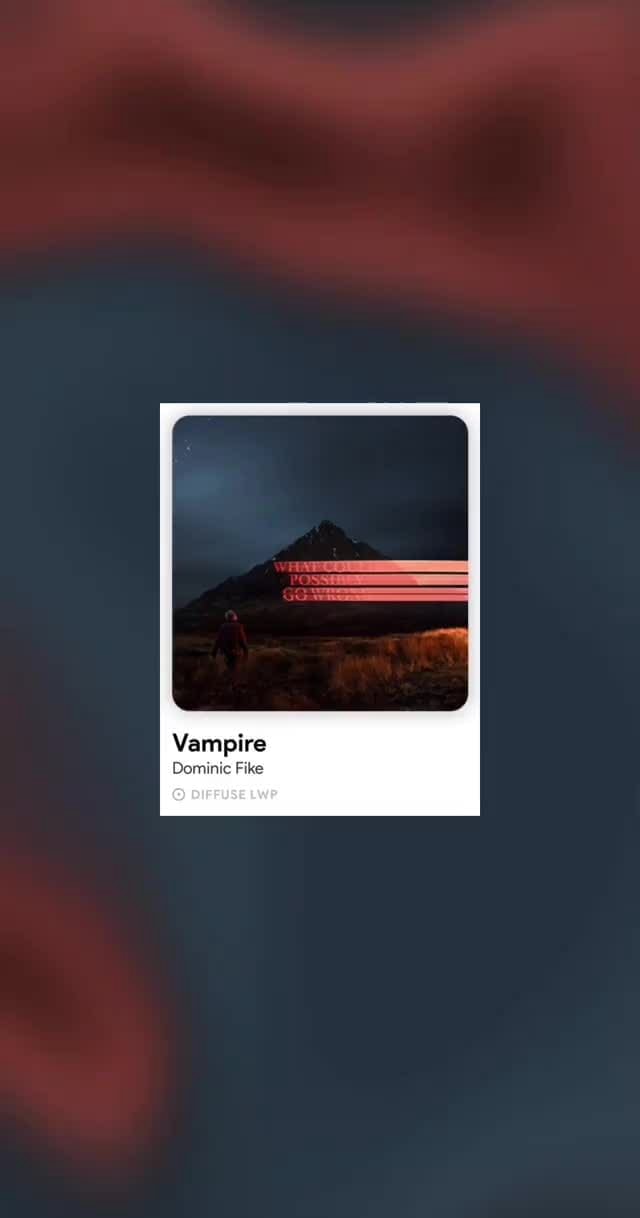 Vampire Dominic Fike - iFunny