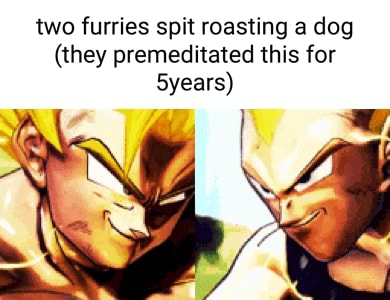 Two furries spit roasting a dog (they premeditated this for 5years ...