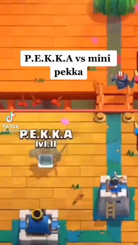 P.E.K.K.A vs mini pekka AR E quis - iFunny