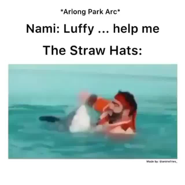 "Arlong Park Arc* Nami: Luffy help me The Straw Hats: - iFunny